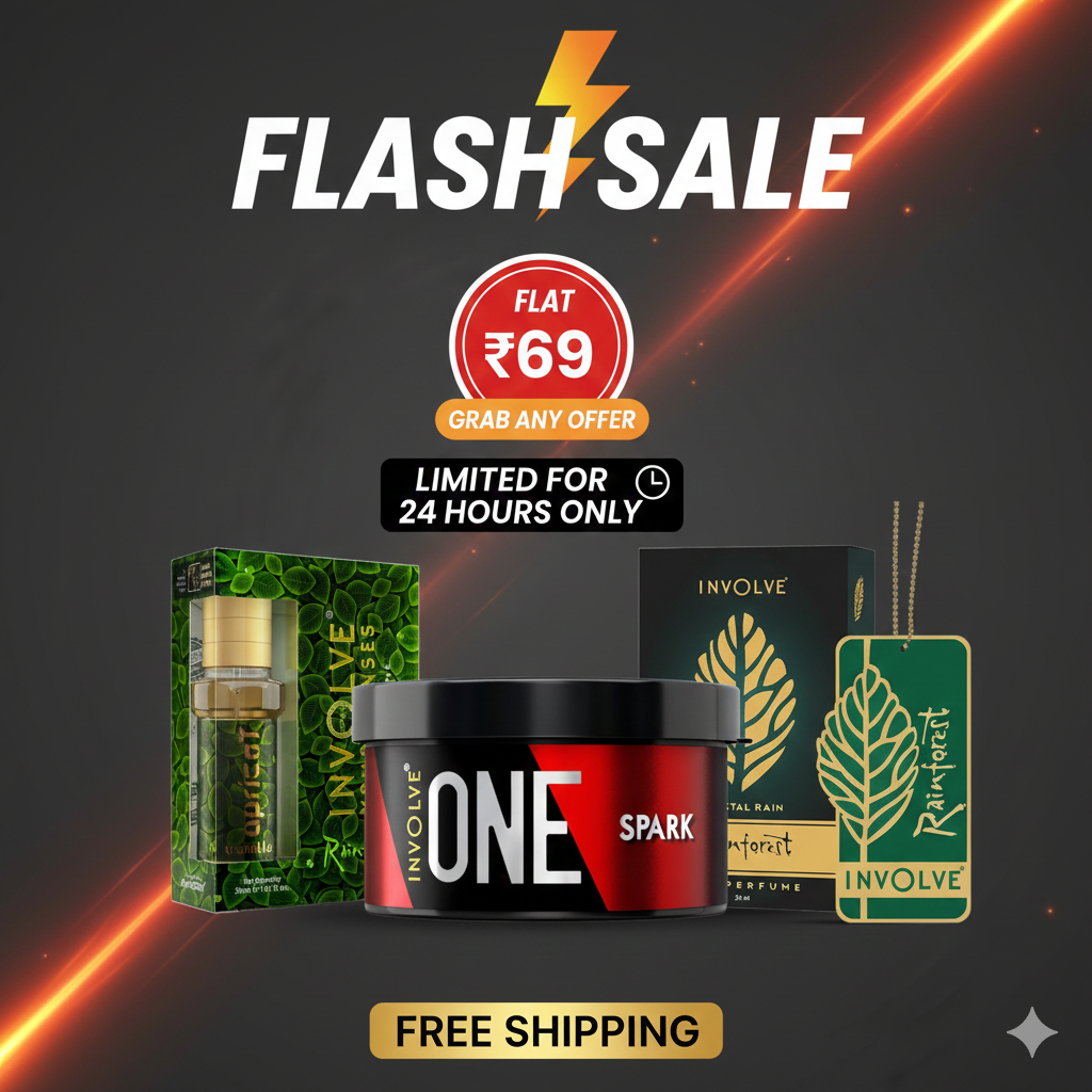 Involve Car perfume Collection starting @99💥 – DealDrop By FreeKaaMaal.com